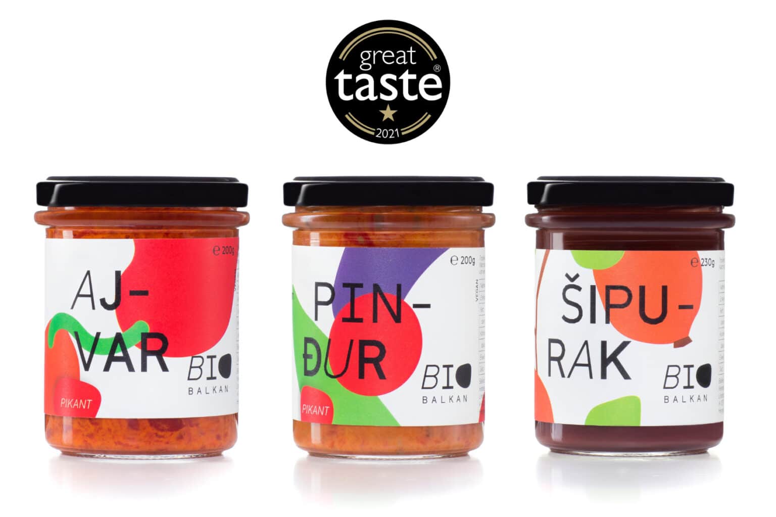 Sterne beim Great Taste Award | Auszeichnungen für BioBalkan